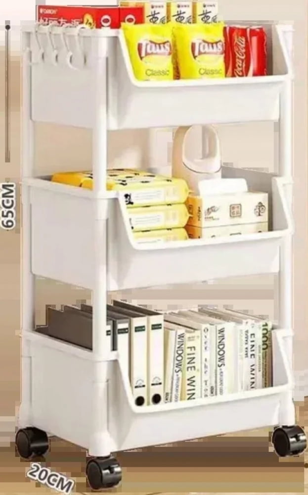 Library trolley kitchen storage shelf corner kitchen narrow slot ...