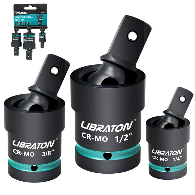 Libraton Swivel Socket Set, Impact Swivel Socket Set, Wobble Socket ...