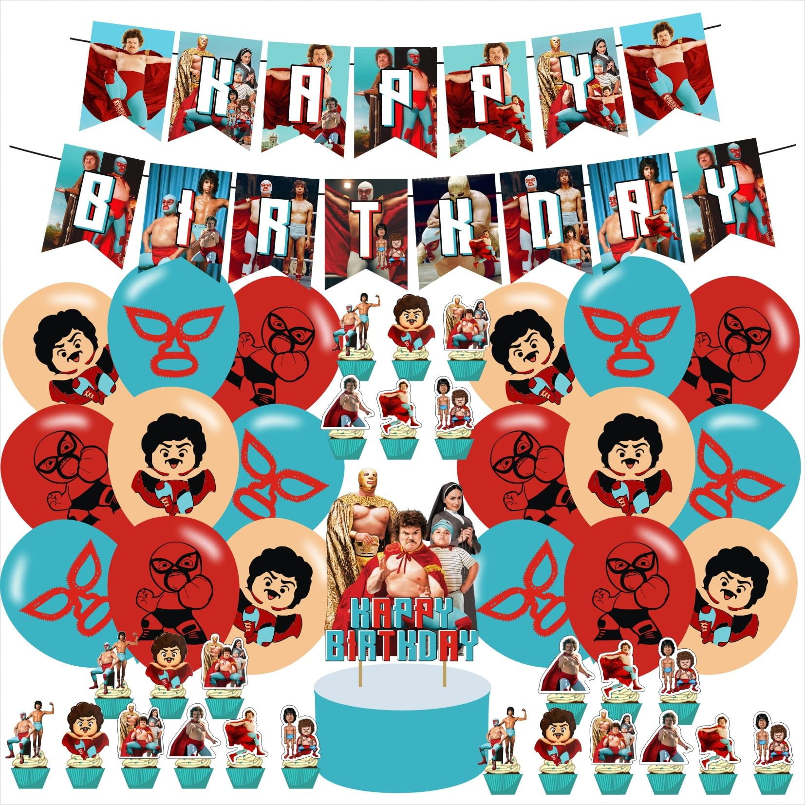 Libre of Nacho Birthday OIF8 Party Decorations,Libre of Nacho ...