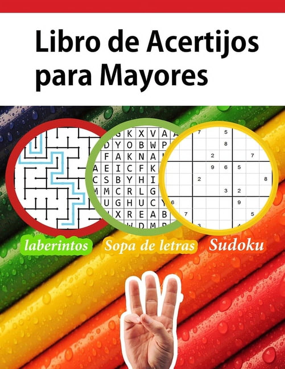 Libro de Acertijos para Mayores: Libro enigmas y juegos de lógica sopa ...