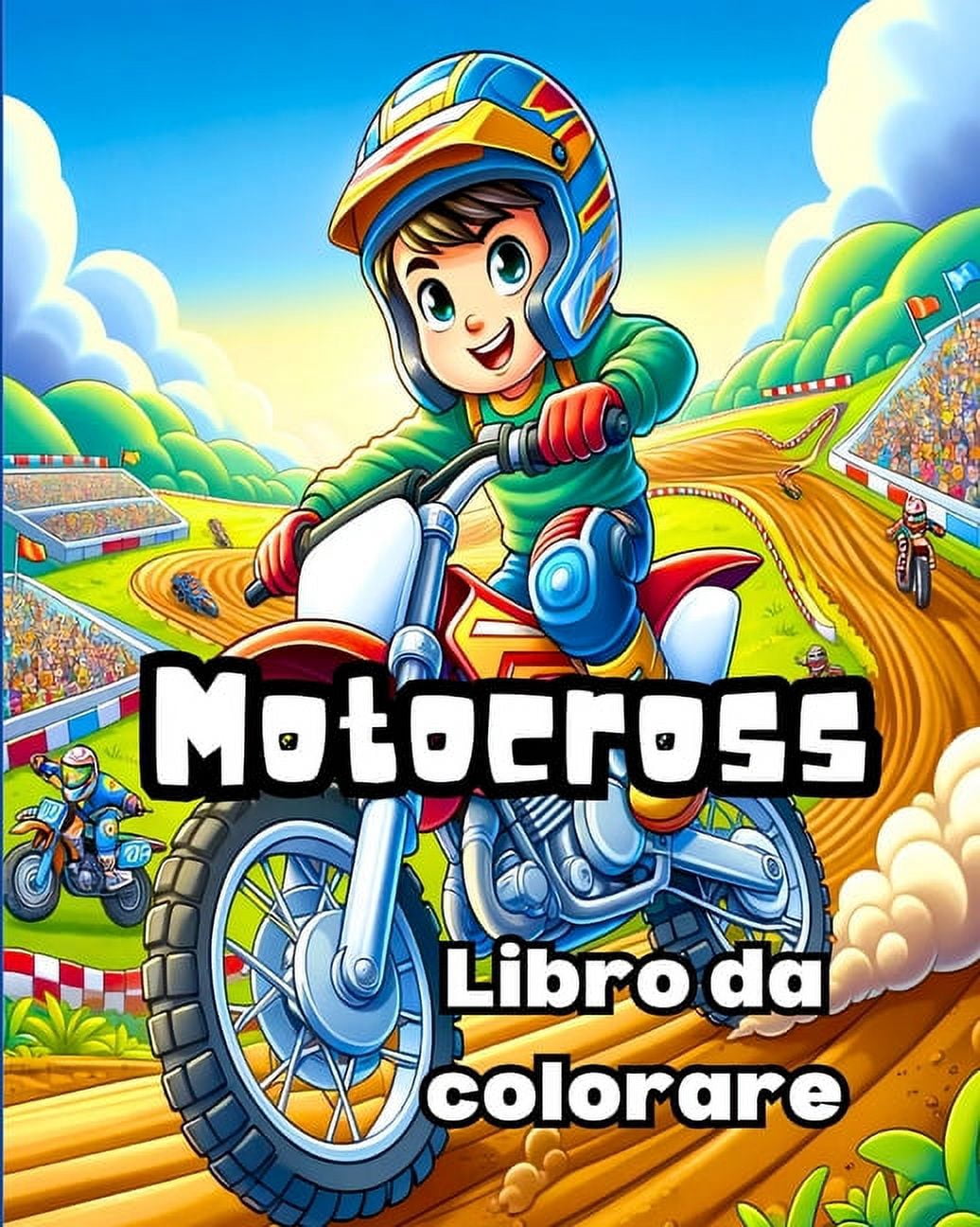 Libro da colorare Motocross: Fantastiche pagine da colorare ricche di ...