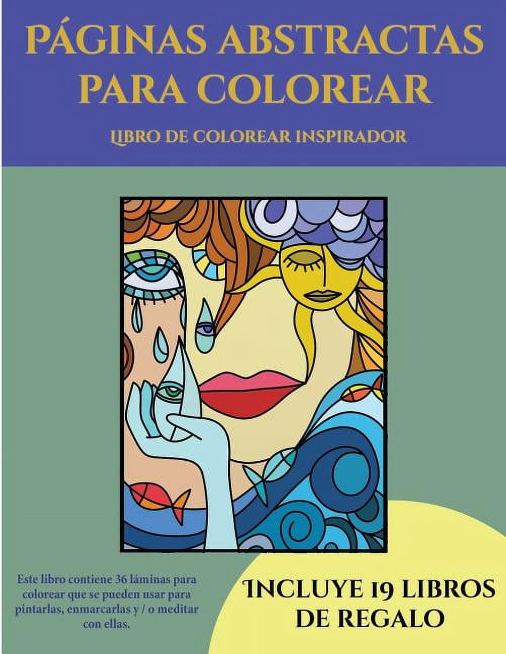 Libro de colorear inspirador (P?ginas abstractas para colorear): Este libro contiene 36 l?minas ...