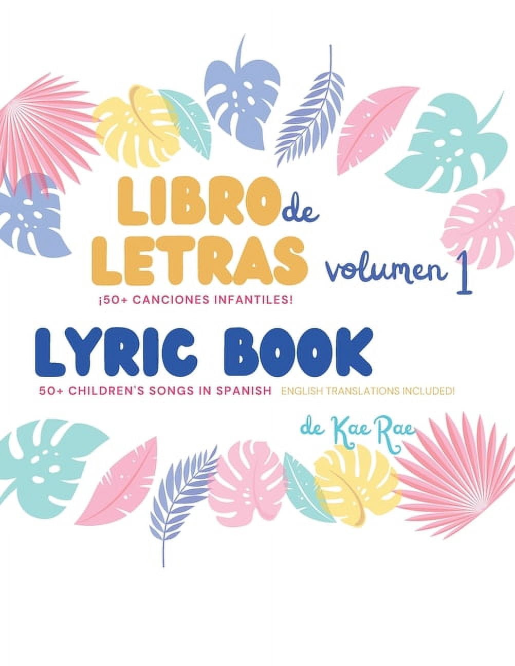Libro de Letras - Lyric Book - Canciones Libro de letras - Lyric Book ...