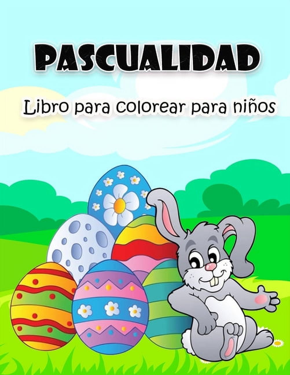 Libro de Pascua para colorear para nios: Ilustraciones de Pascua ...