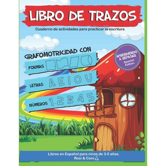 Libro de Trazos: Cuaderno de actividades para practicar la escritura ...