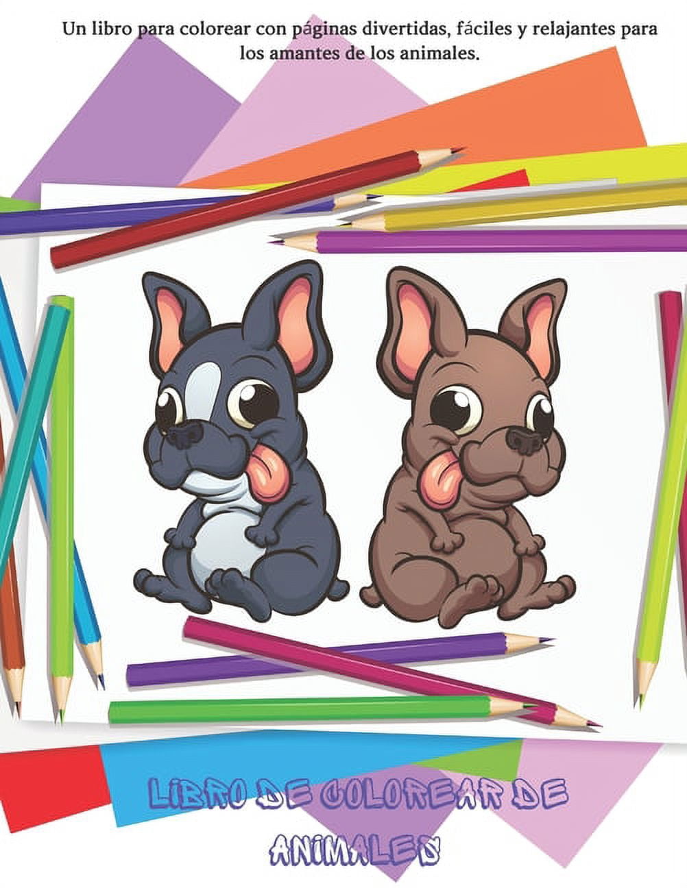 Libro de colorear de animales - Un libro para colorear con páginas ...