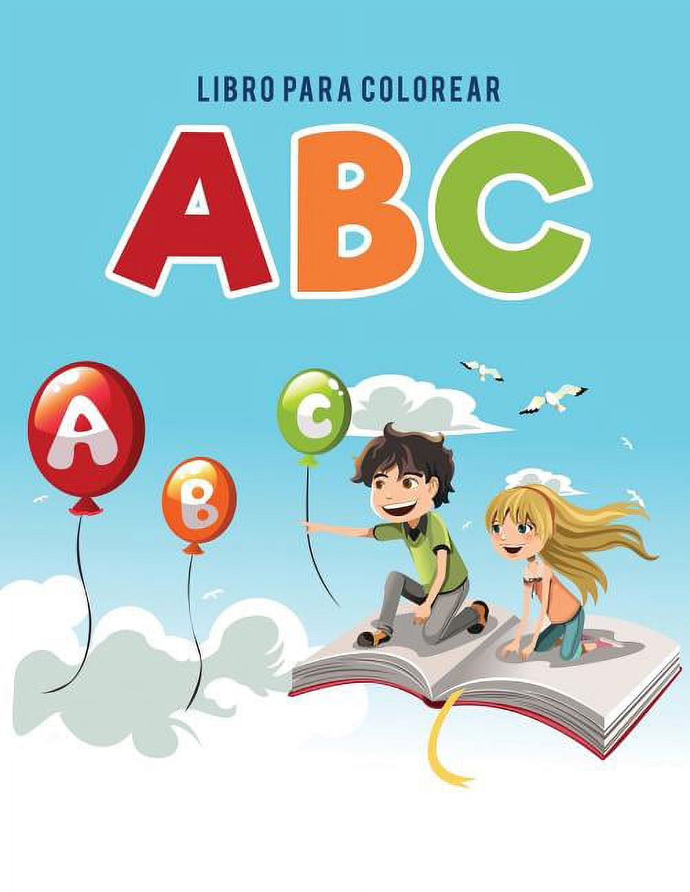 Libro para colorear ABC (Paperback) - Walmart Business Supplies