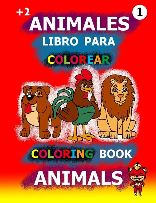 Libros Para Colorear: Animales libro para colorear coloring book ...
