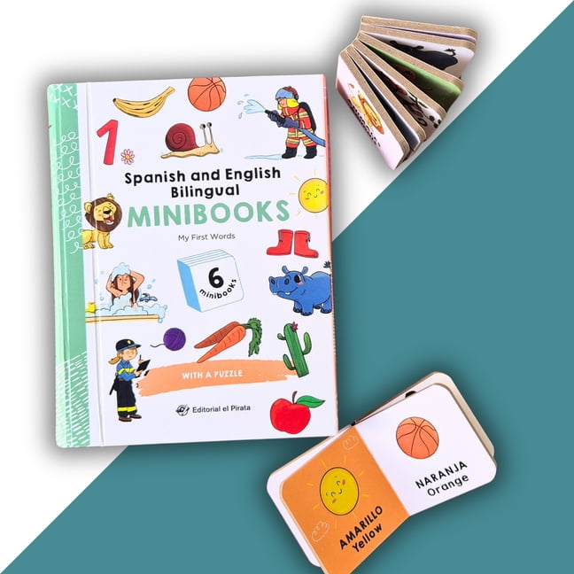 Libros de Cartón Spanish and English Bilingual Minibooks - My First ...