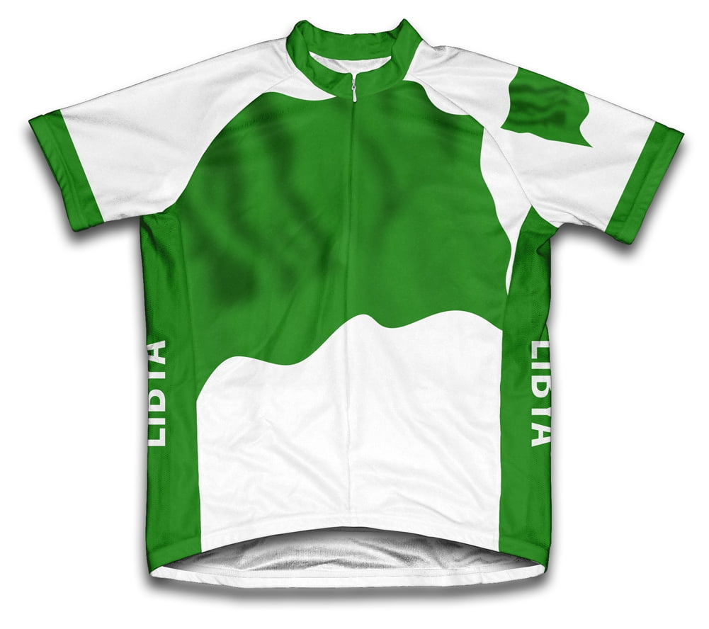 Libya Flag Short Sleeve Cycling Jersey for Women - Size L - Walmart.com