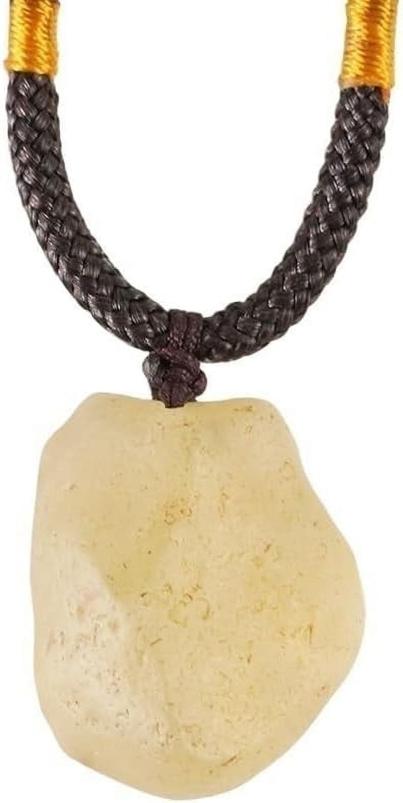 Libyan Desert Glass Real Necklace,RawDesert Glass Tektite Necklace ...