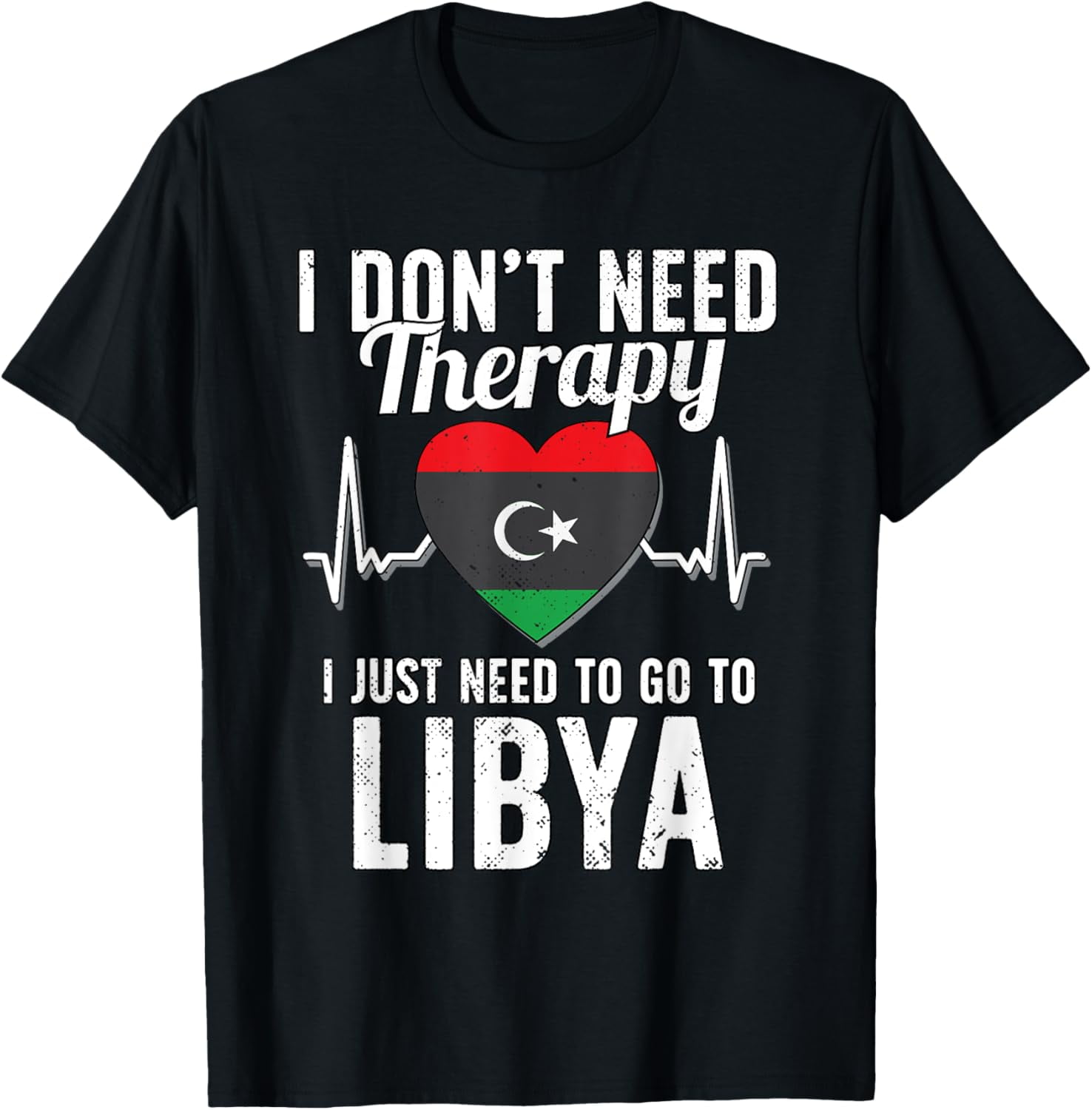 Libyan Flag I Libya Flag I Vacation Libya T-Shirt - Walmart.com