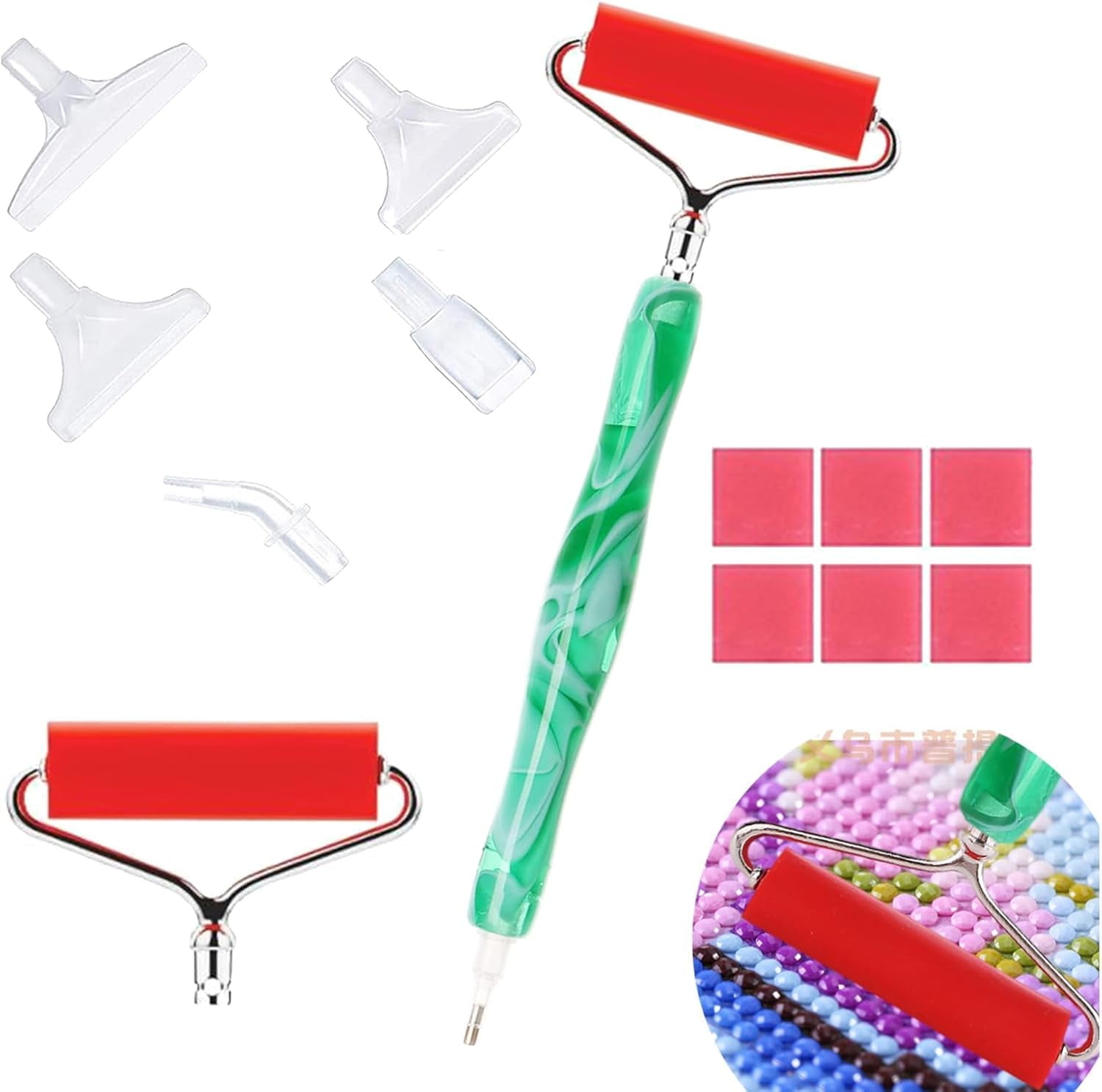 Liccyy 14 PCS Diamond Art Painting Pens Tools with Wheel for Square ...