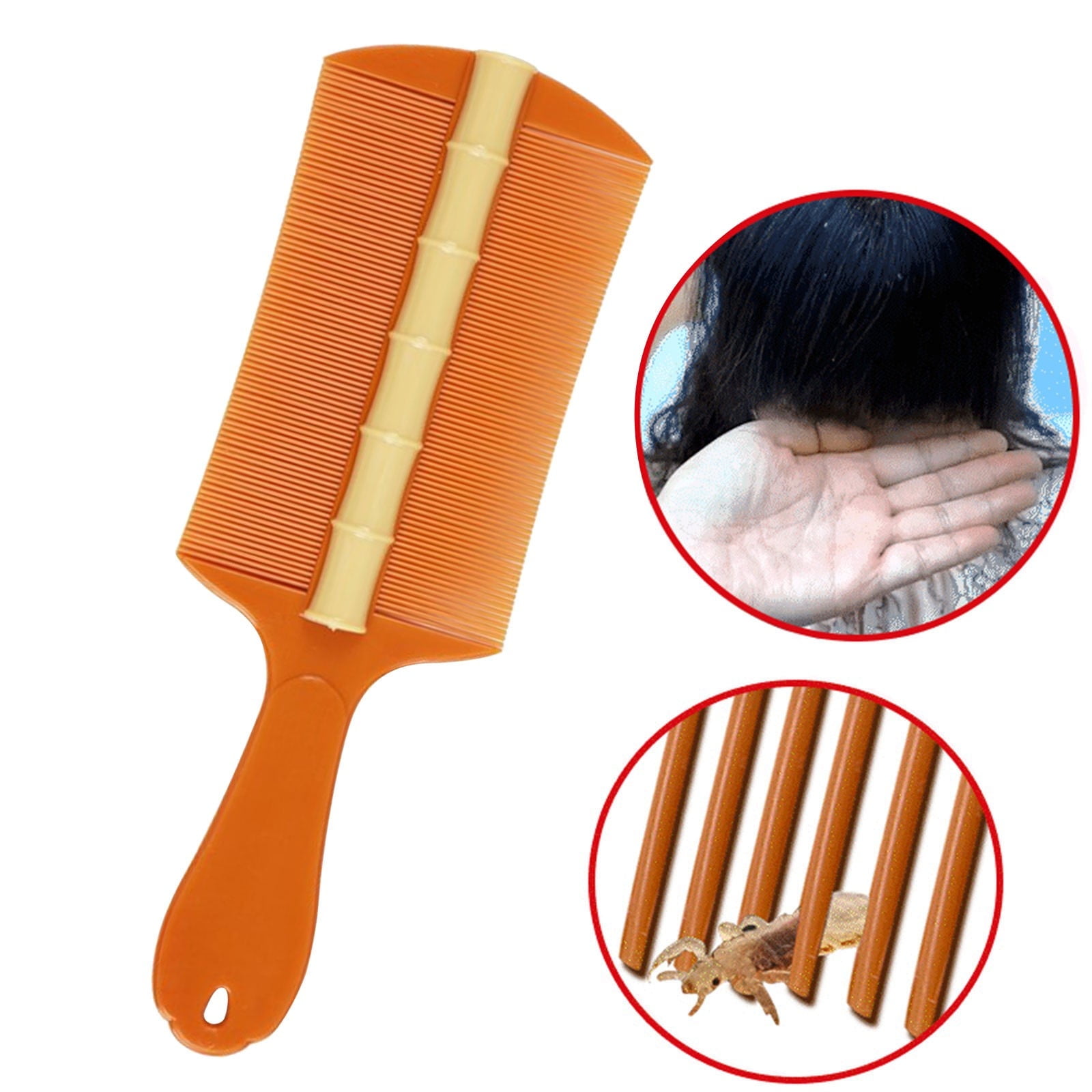 Lice Comb for Hair, Fine Tooth Comb for Lice and Nits Removal ...