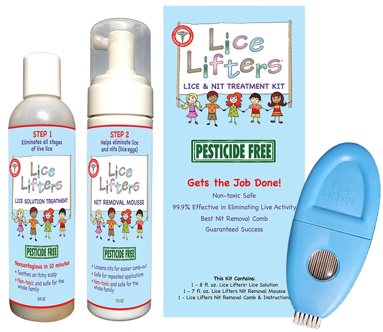 Lice Lifters Complete Lice and Nit Treatment Kit with Remover Comb ...