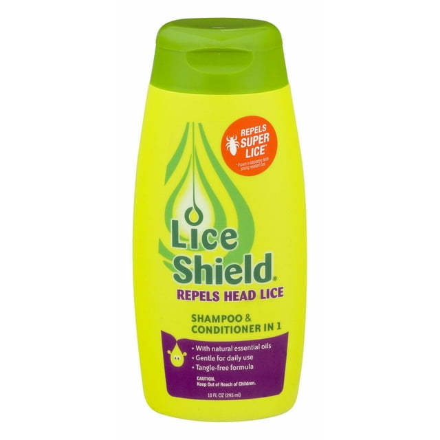 Lice Shield Shampoo & Conditioner in 1 Repels Head Lice 10 fl oz Pack ...