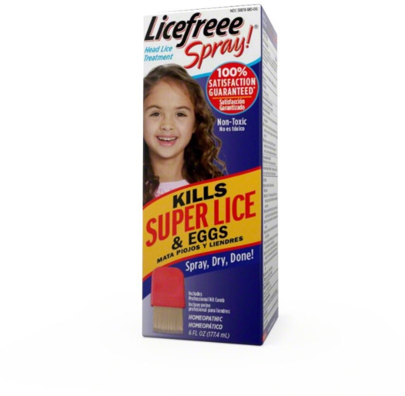 LiceFreee! Lice Killing Hair Spray 6 oz (Pack of 6) - Walmart.com
