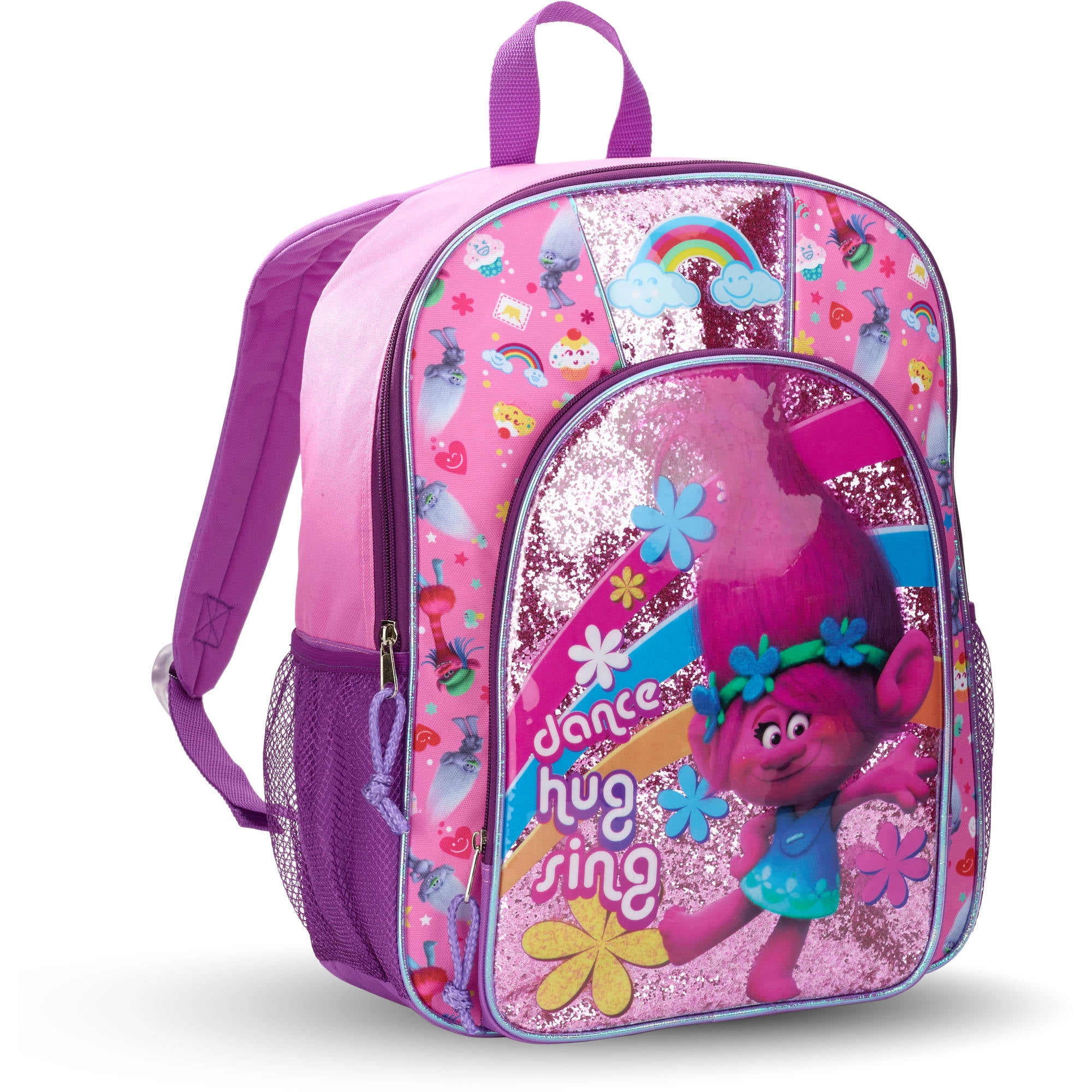Trolls Backpack - Poppy Graphic - Adjustable Straps - Walmart.com