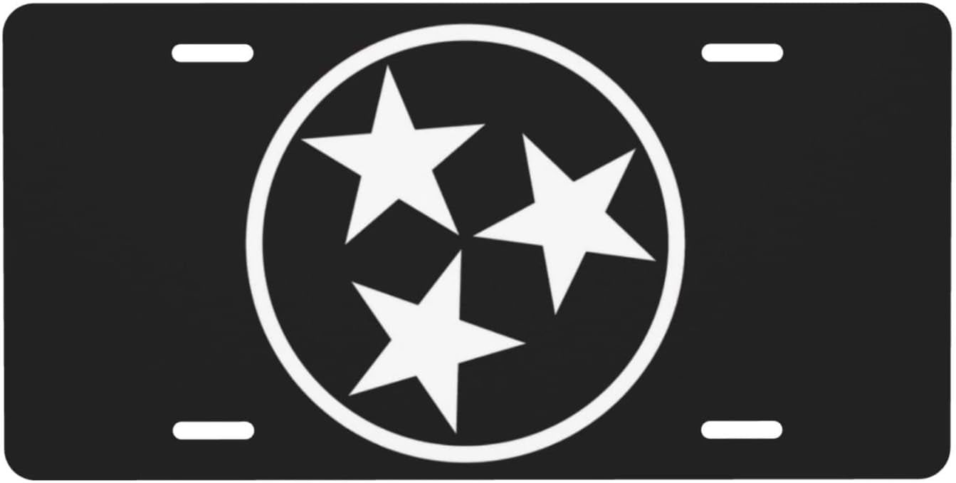 License Plate American Flag Decorative Car Front,Metal Car Plate ...