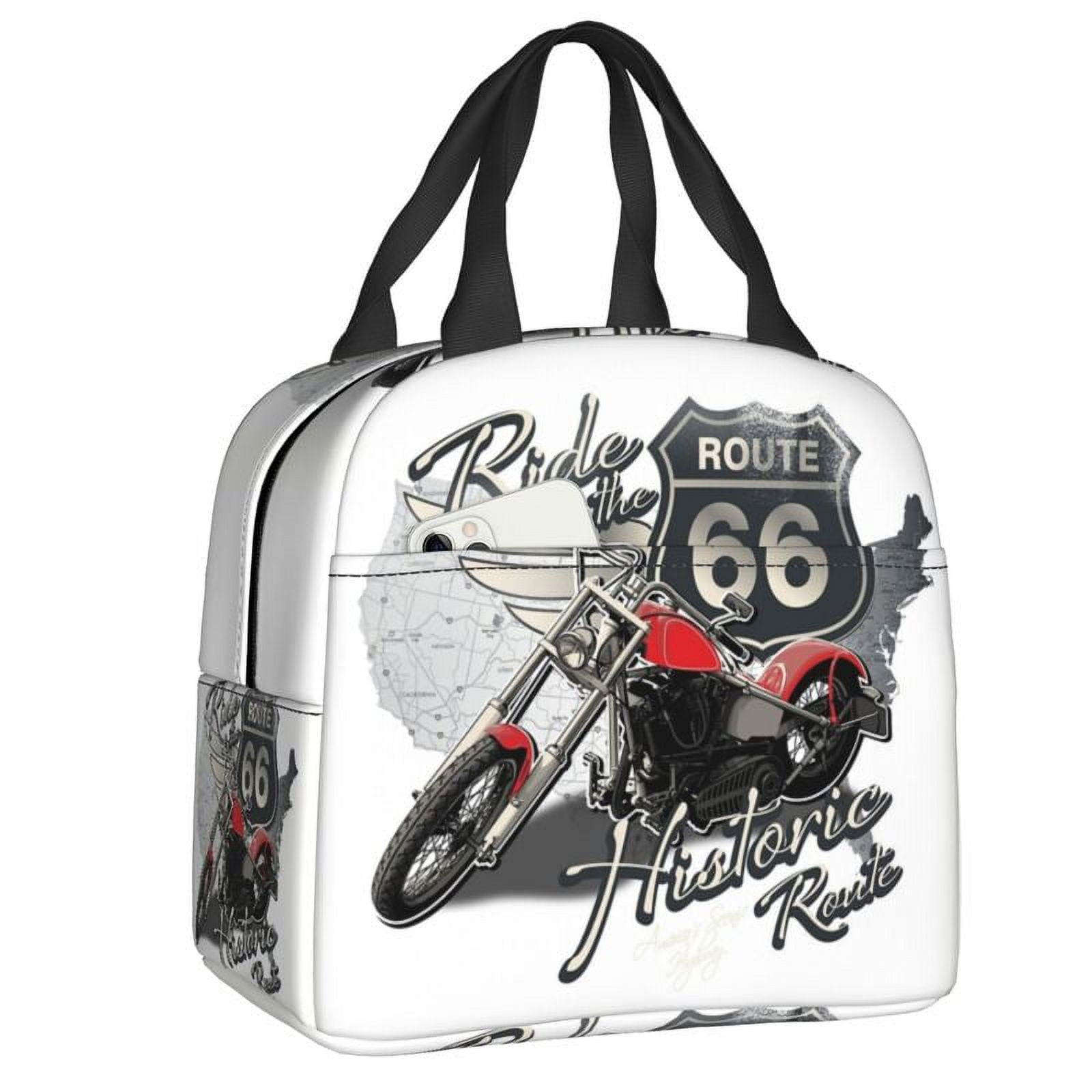 License Plate Art Insulated Lunch Bag for Work Cooler Thermal Bento Box ...