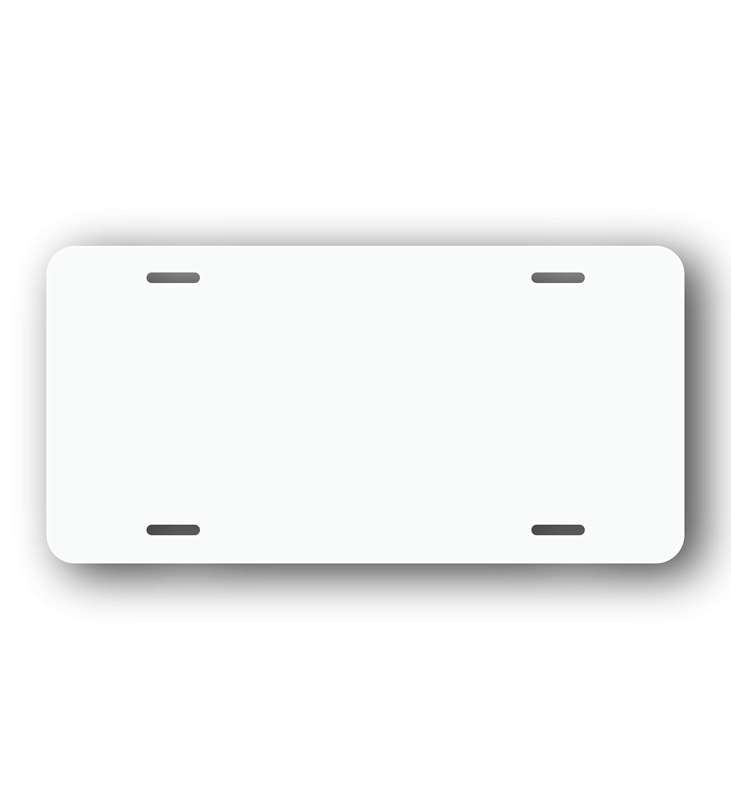 License Plate Blank (1, RRF12 White) - Walmart.com