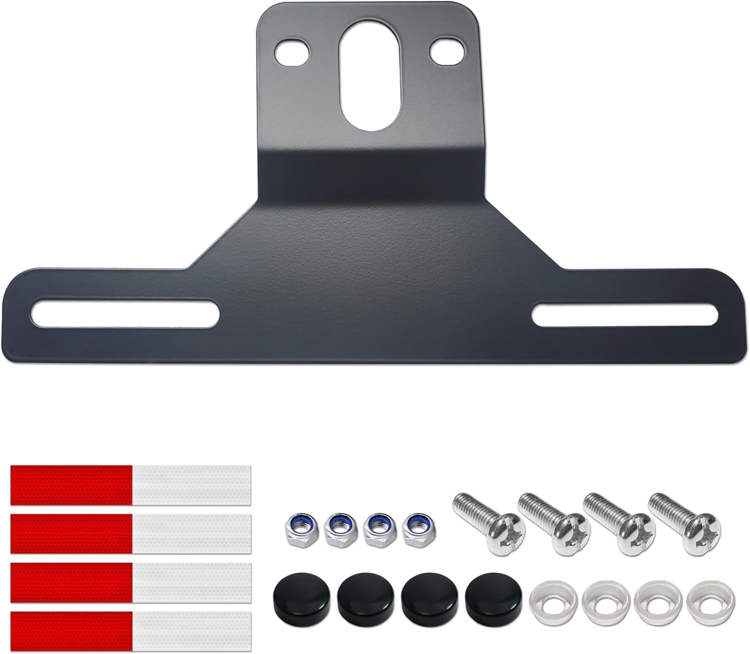 Universal Stainless Steel License Plate Bracket Holder with Metal Screw ...