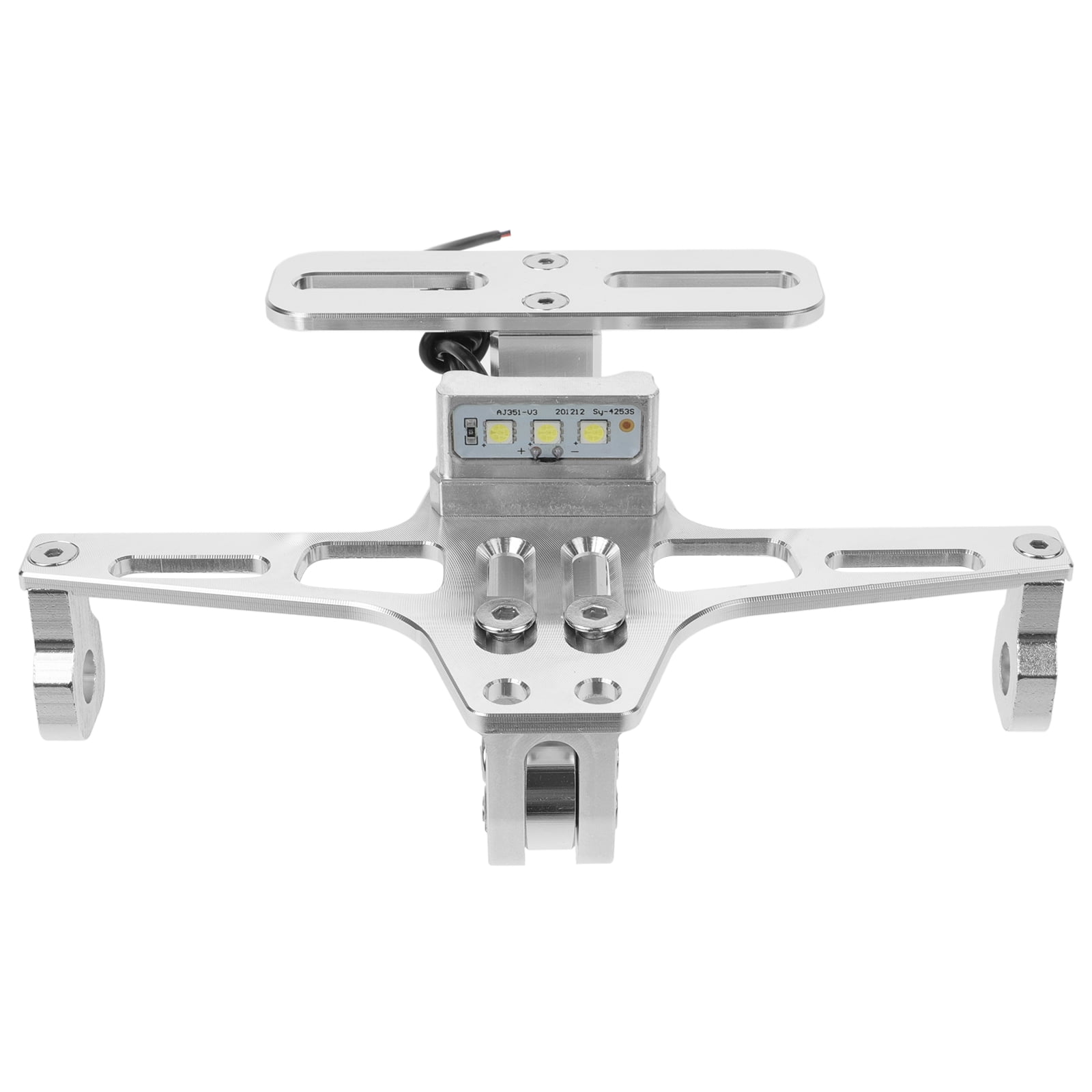 License Plate Bracket Lighted License Plate Holder Front Bumper Plate ...