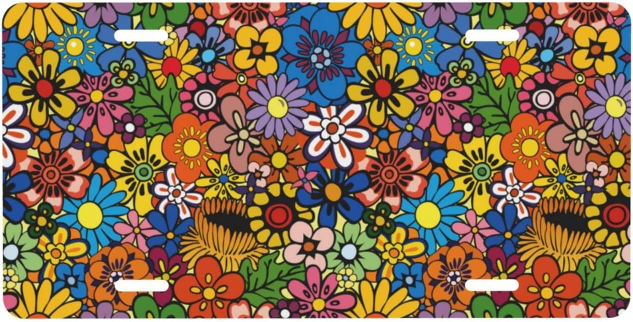 License Plate Car Front Tag,Blessed Sunshine Decorative Metal License ...