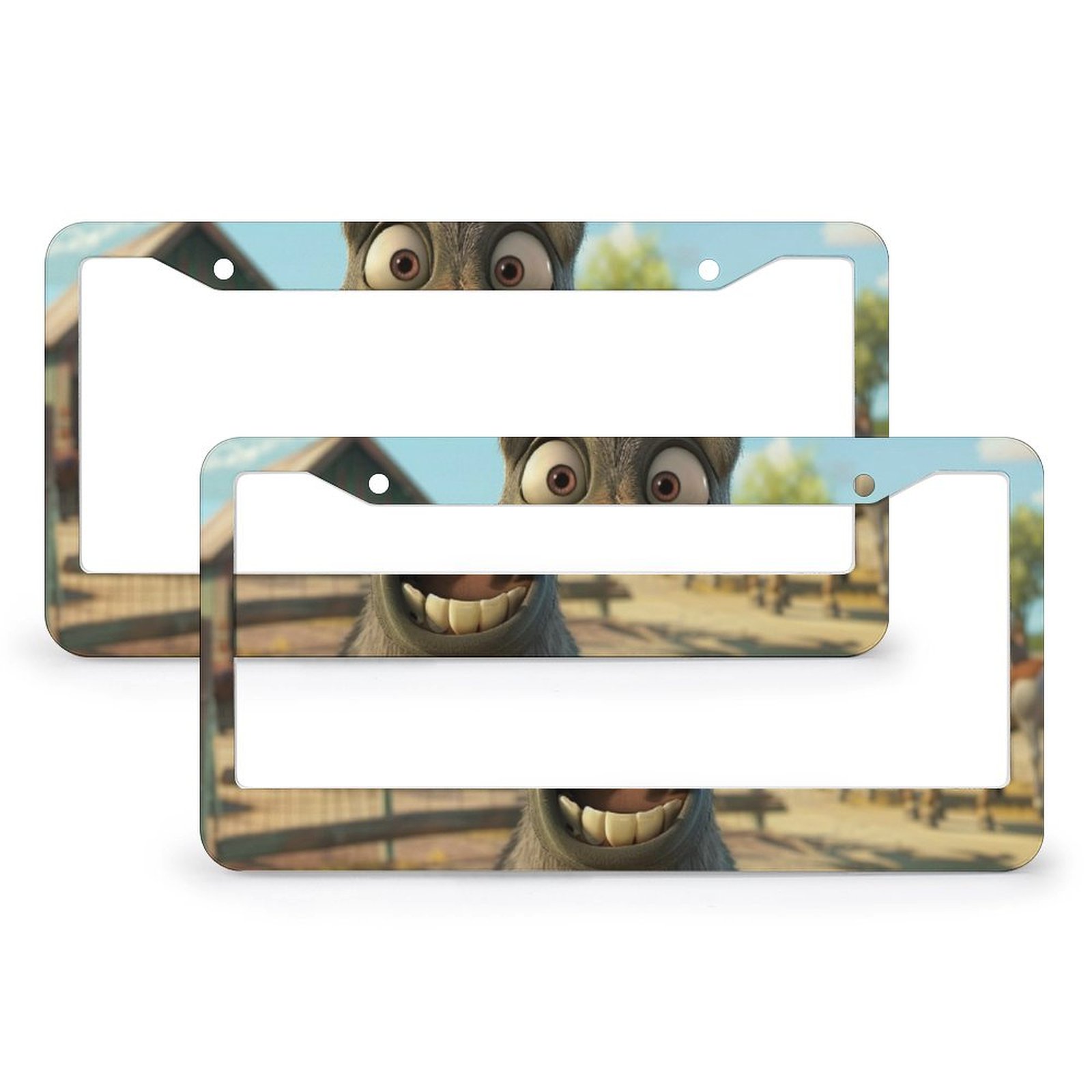 License Plate Cover Happy Donkey Car Front License Plate Frame 2 Pack ...