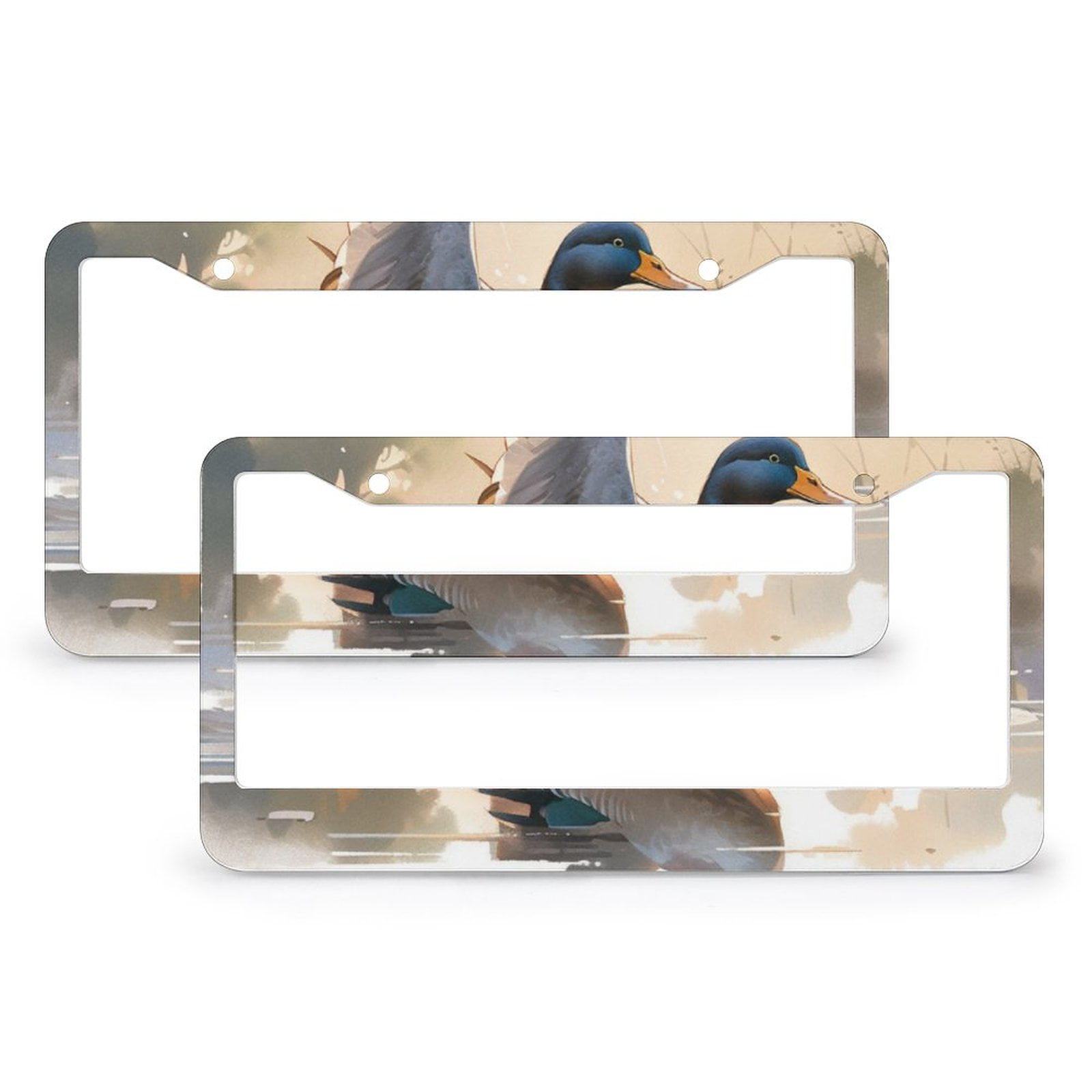 License Plate Cover Mallard Fly Water Licenses Plates Frames Front ...