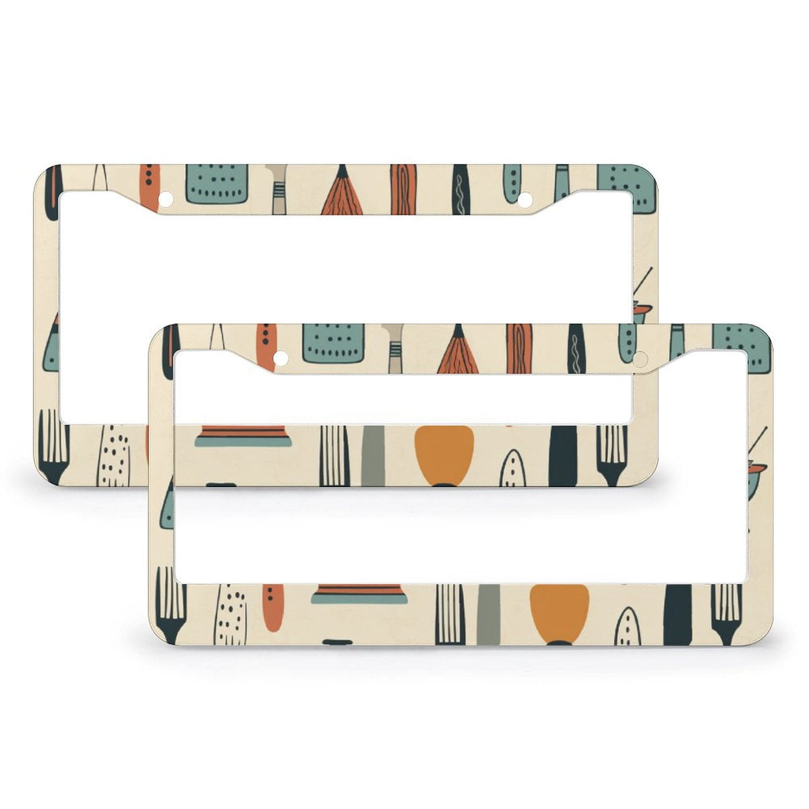 License Plate Cover Mid-Century Modern Kitchen License Plate Frame ...