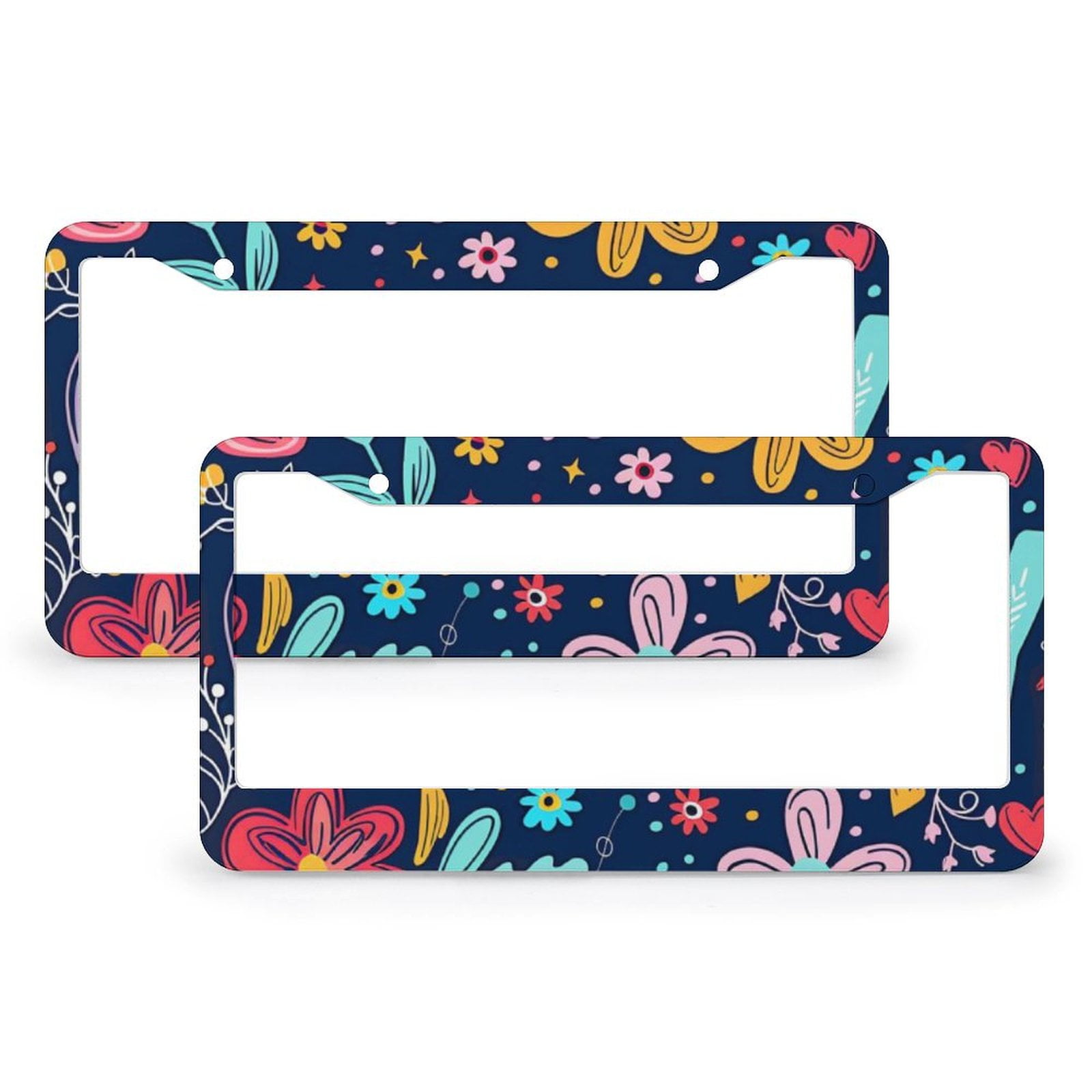 License Plate Cover Retro Vintage Grammy Best Grammy Ever Floral Car ...