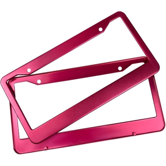 License Plate Frame, 2 count 2 Holes License Plate Frames, Licenses ...