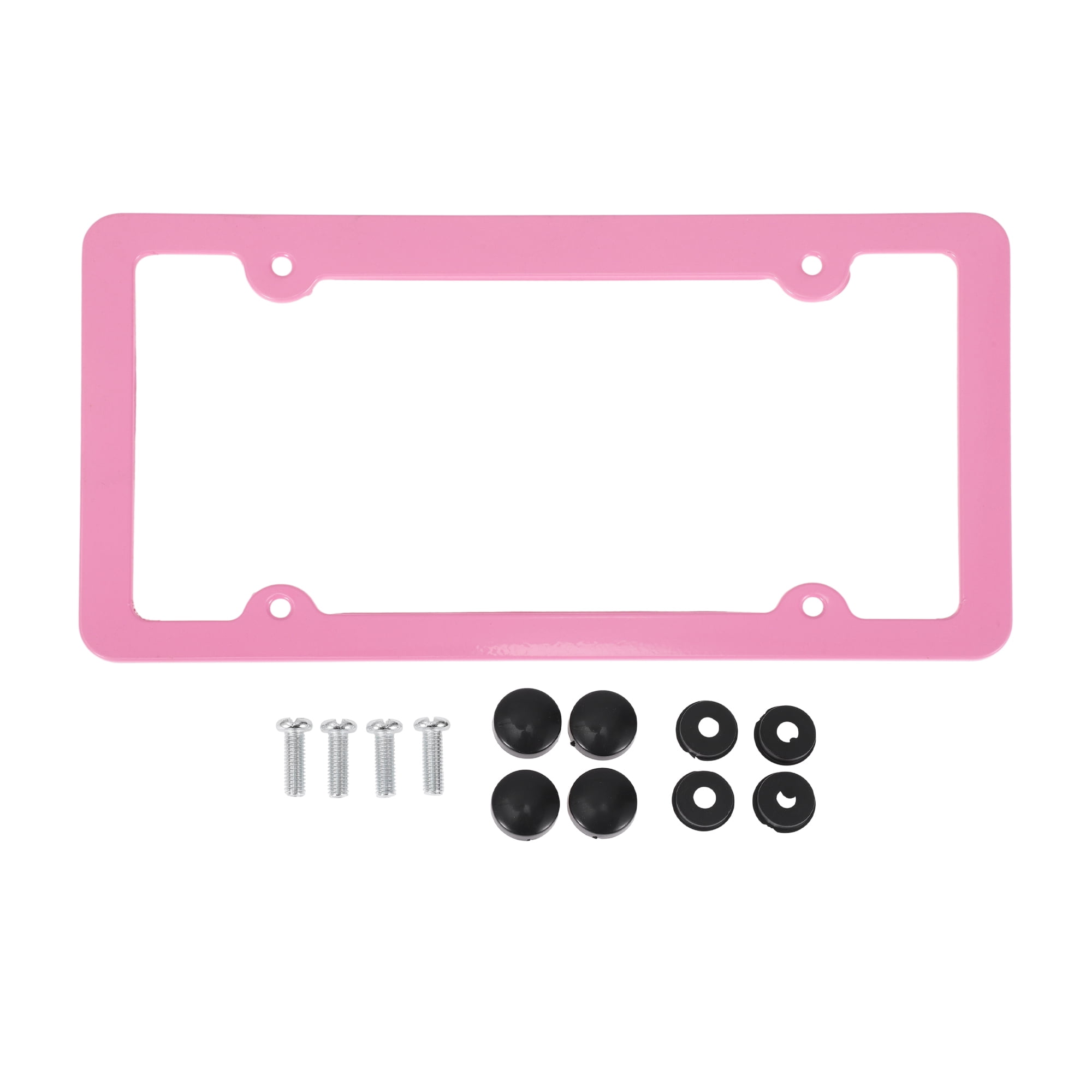 Unique Bargains License Plate Frame Aluminum Alloy Car Front Rear ...