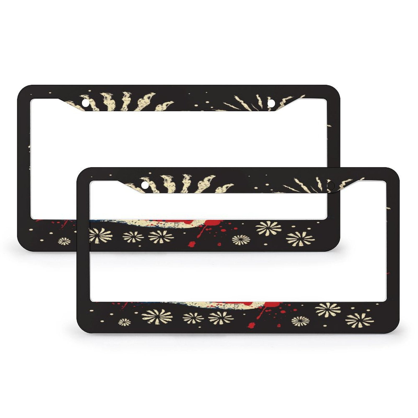 License Plate Frame Fireworks Fourth of July Car License Plate Frame 2 ...