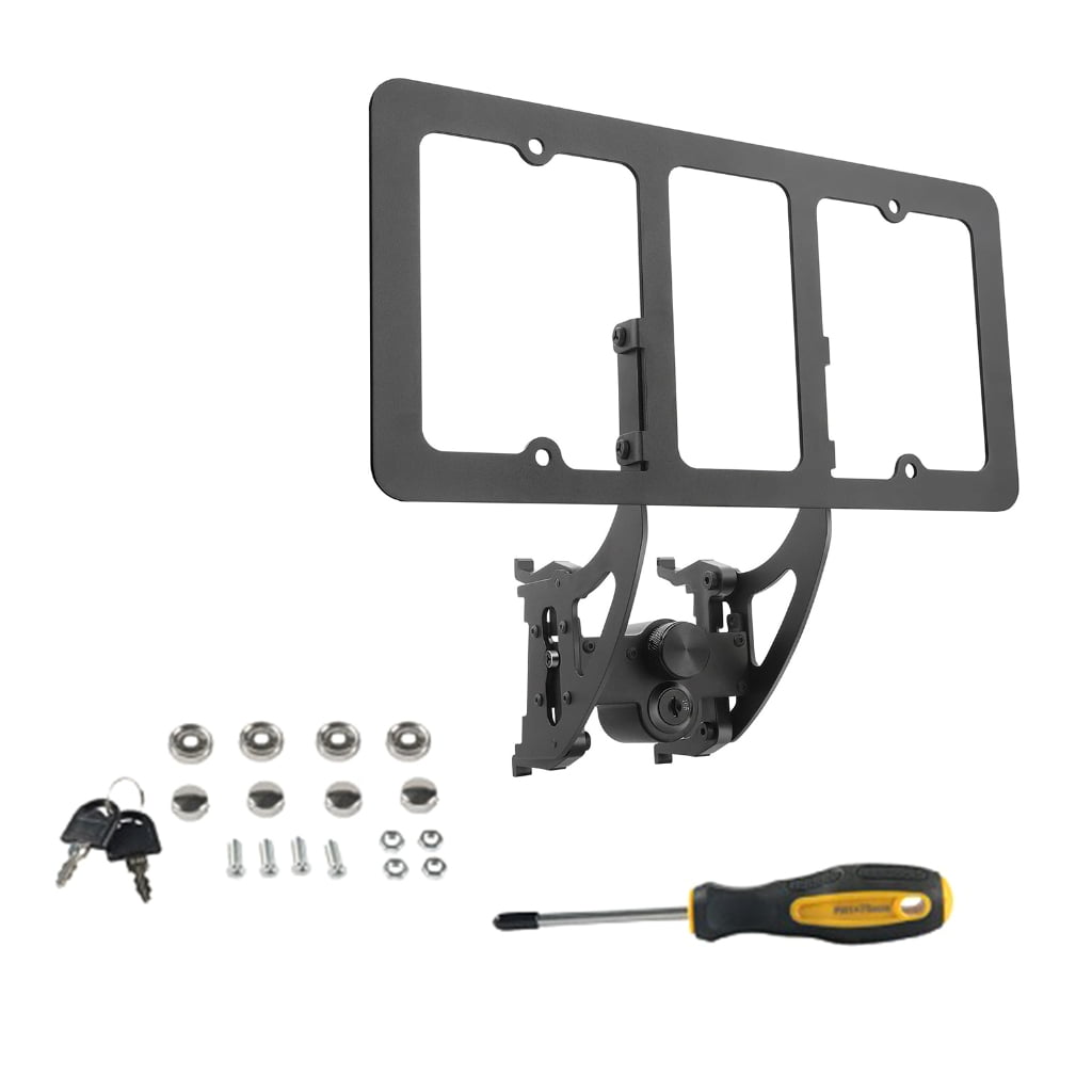 License Plate Frame For Antithief Lock License Plate Bracket - Walmart.com