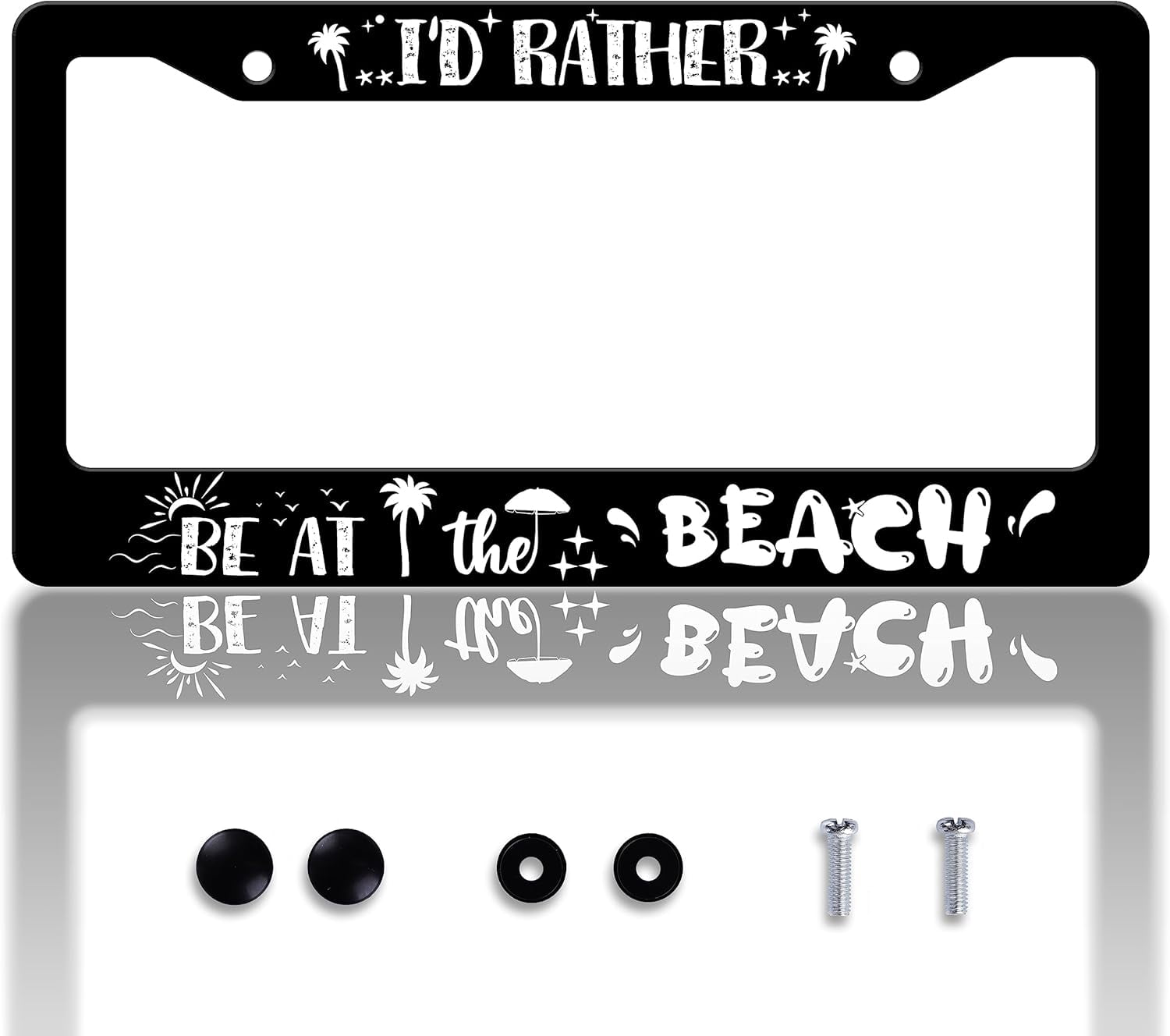 License Plate Frame Funny Halloween Goth License Plate Frames ...