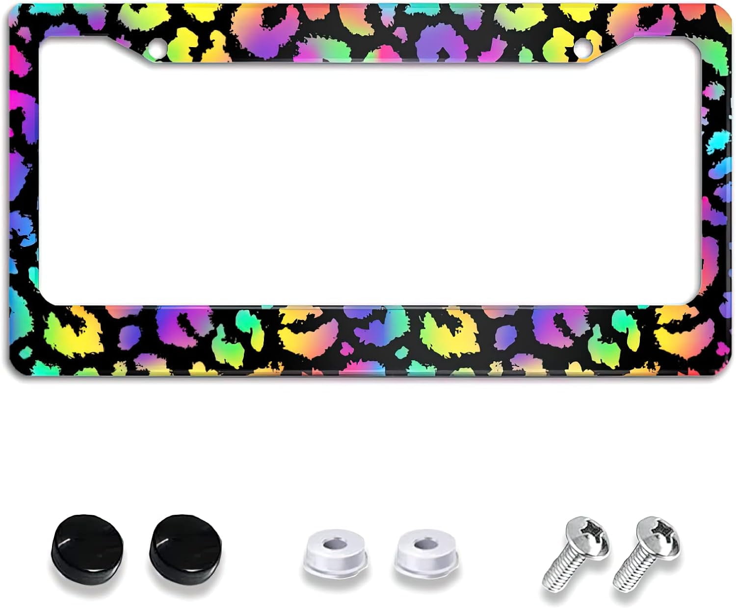 License Plate Frame Glitter Stars License Plate Frames Decorative Metal ...