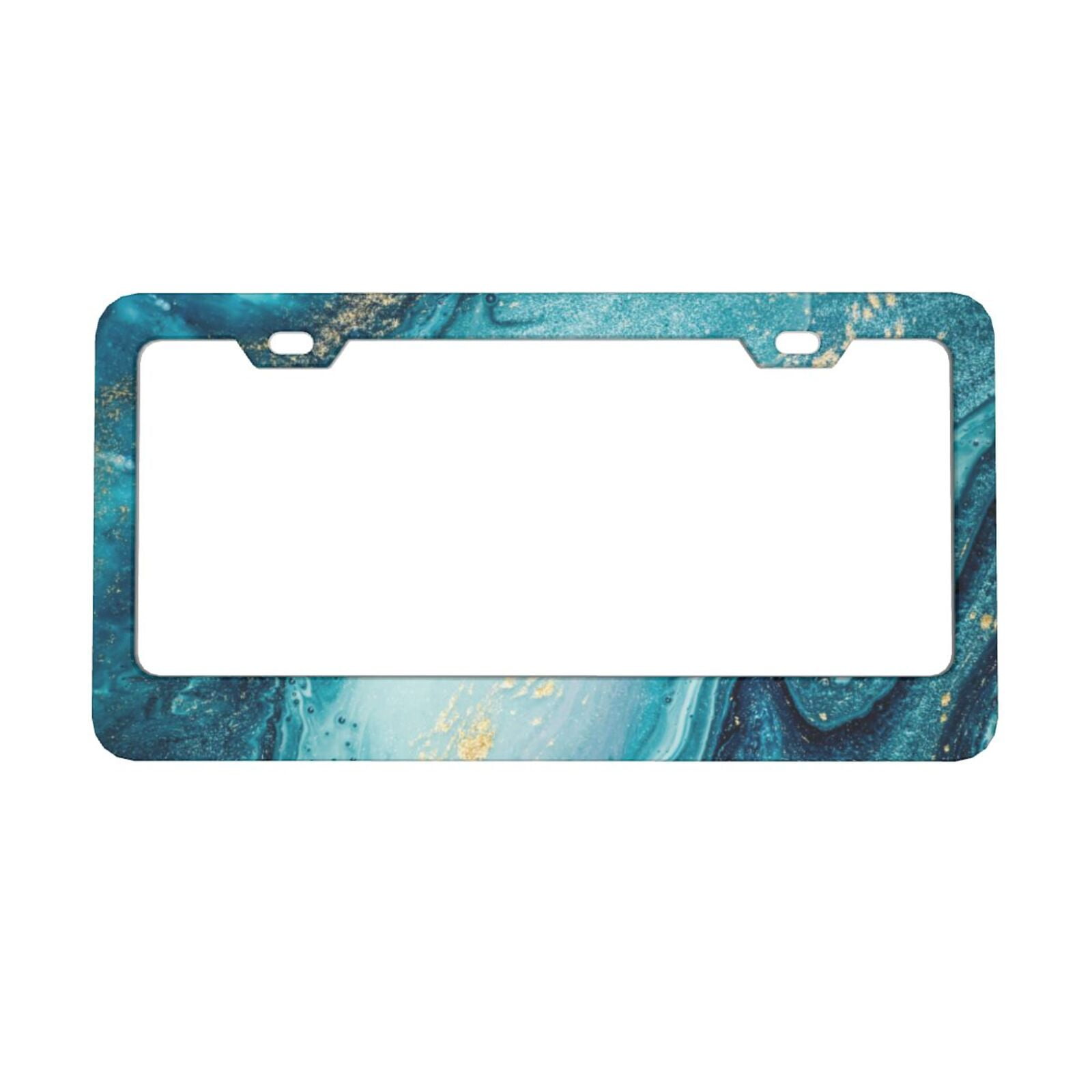 License Plate Frame Metal Car Accessories License Plate Cover Fits ...