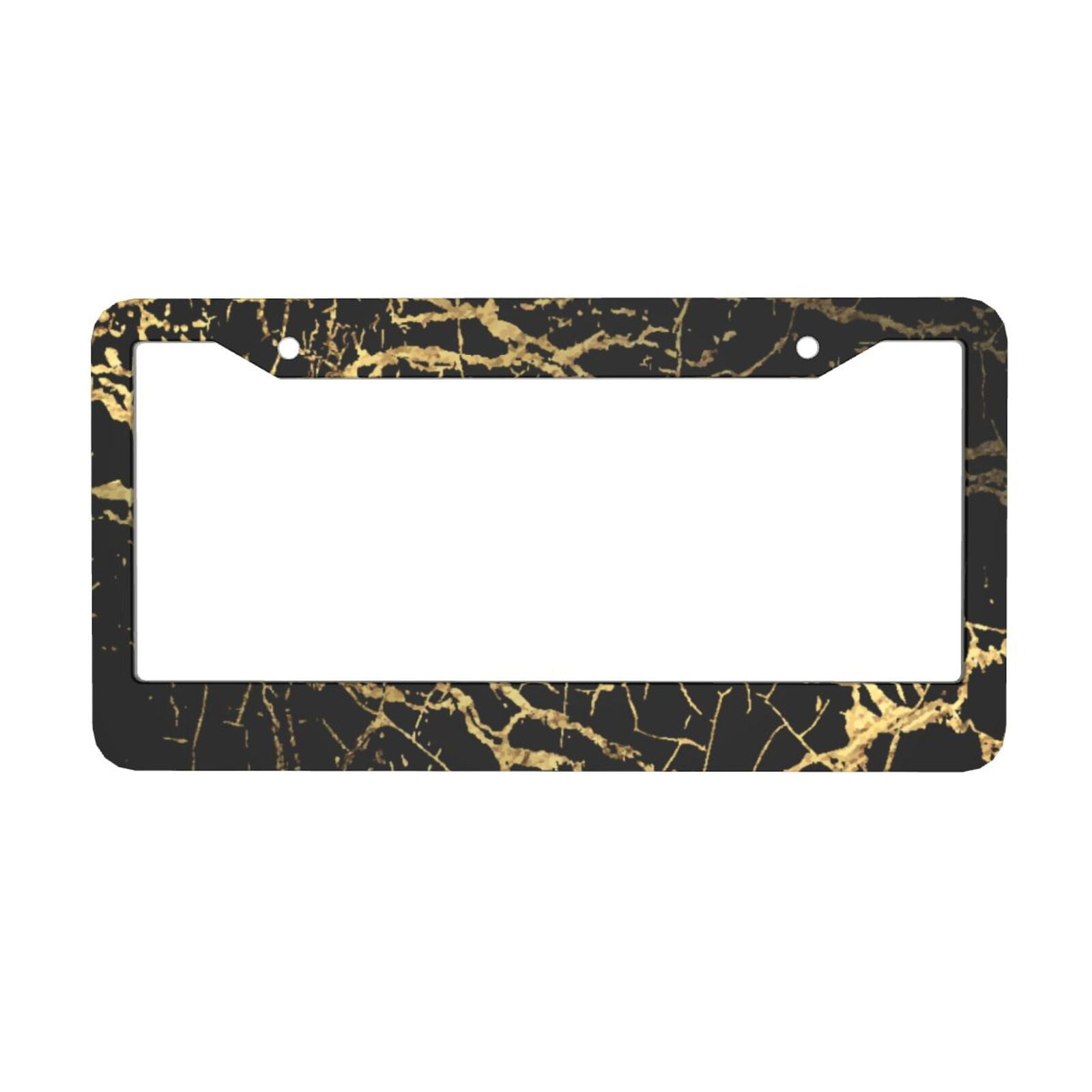 License Plate Frame Metal Car Accessories License Plate Cover Fits ...