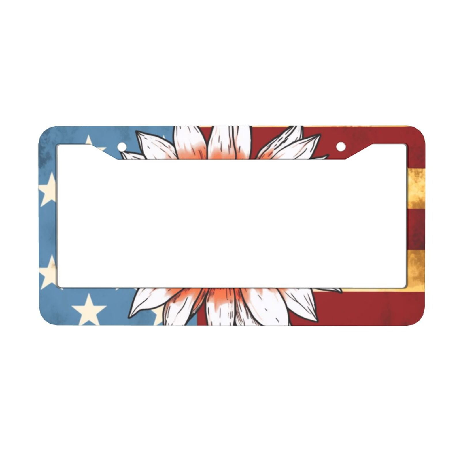 License Plate Frame Metal Car Accessories License Plate Cover Fits ...