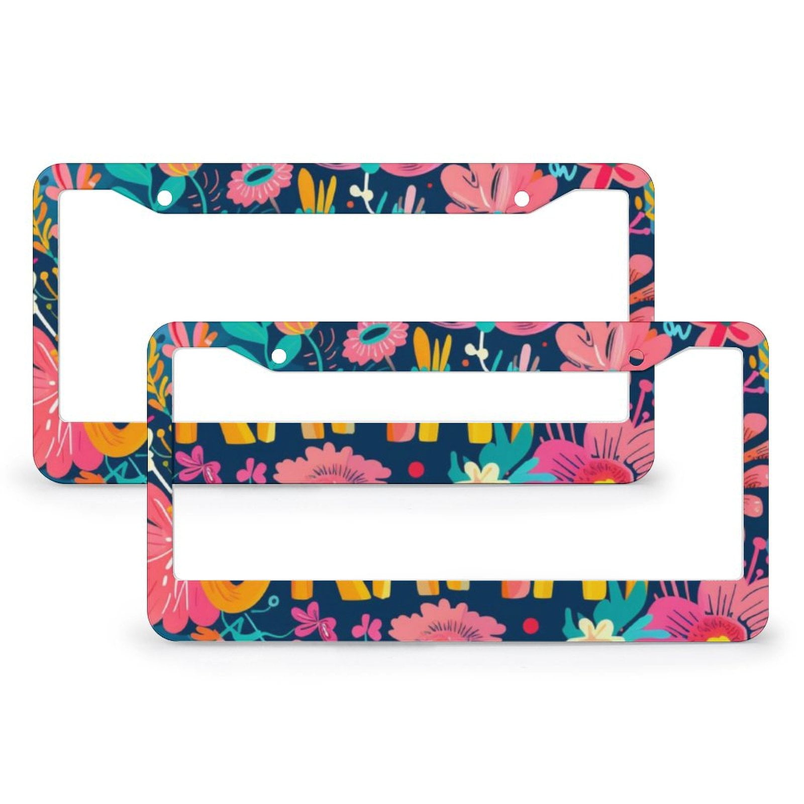 License Plate Frame Retro Vintage Grammy Best Grammy Ever Floral Auto ...