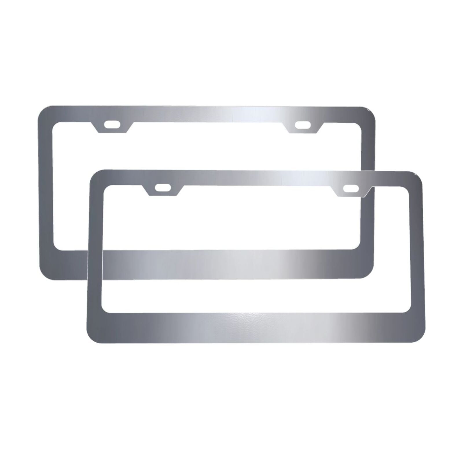 License Plate Frame With Screw Caps 2 Pack Car Plate Frame Front And ...