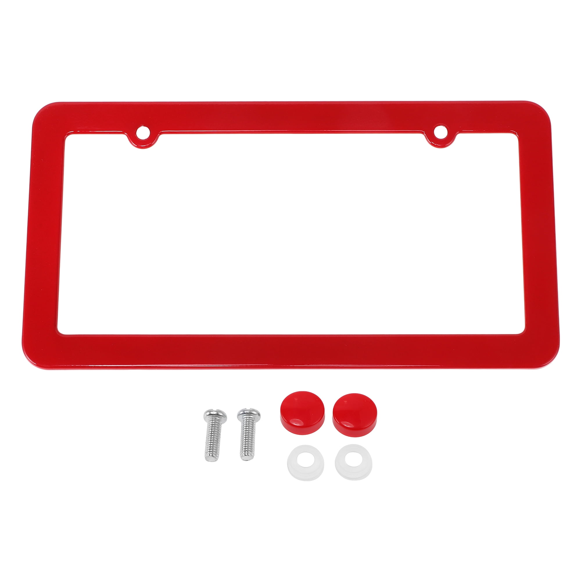 Unique Bargains License Plate Frame Stainless Steel Car License Plate ...