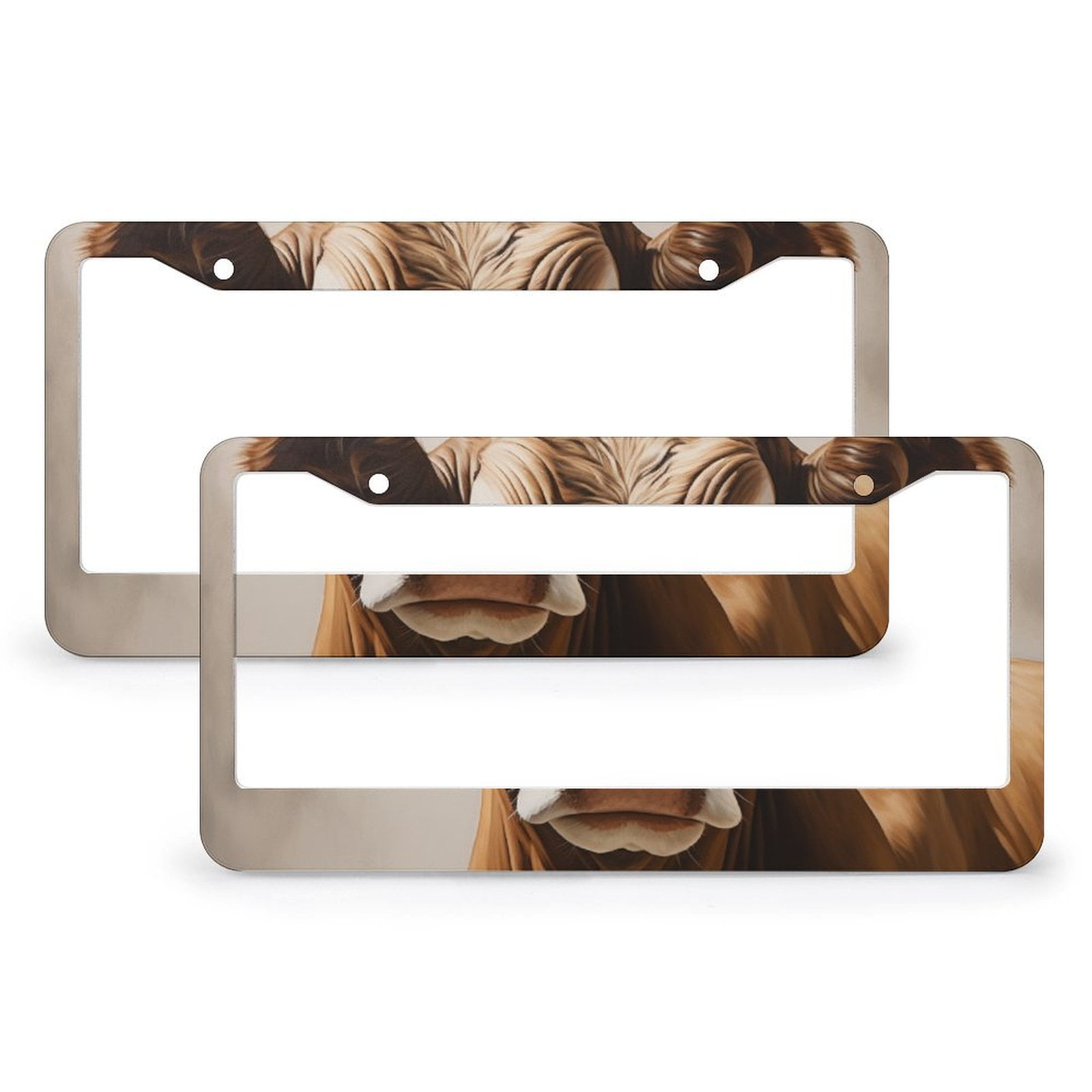 License Plate Frames Brown Cow Licenses Plates Frames Front Licenses ...