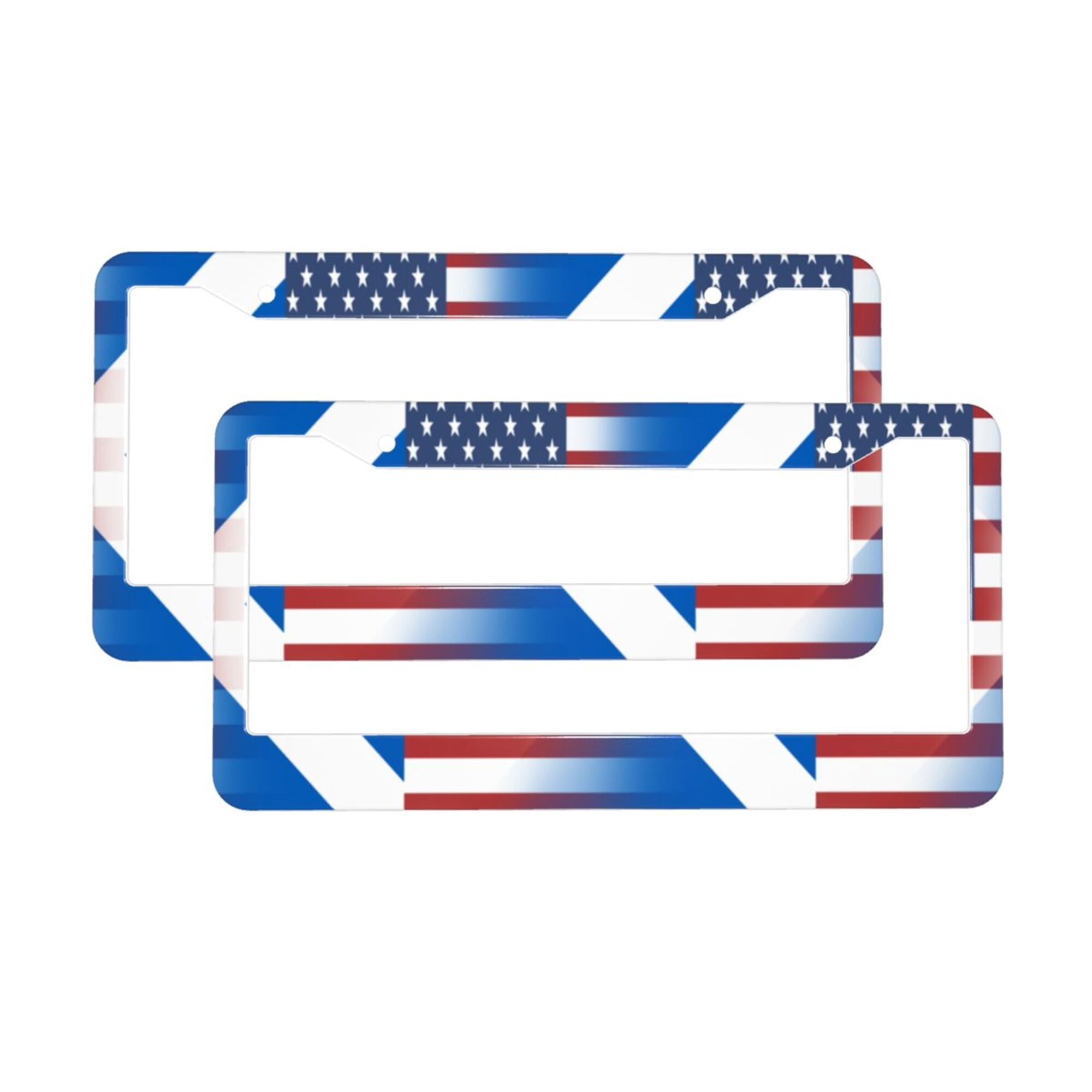 License Plate Frames Funny Cute For Scotland American Flag ,2 Pcs ...