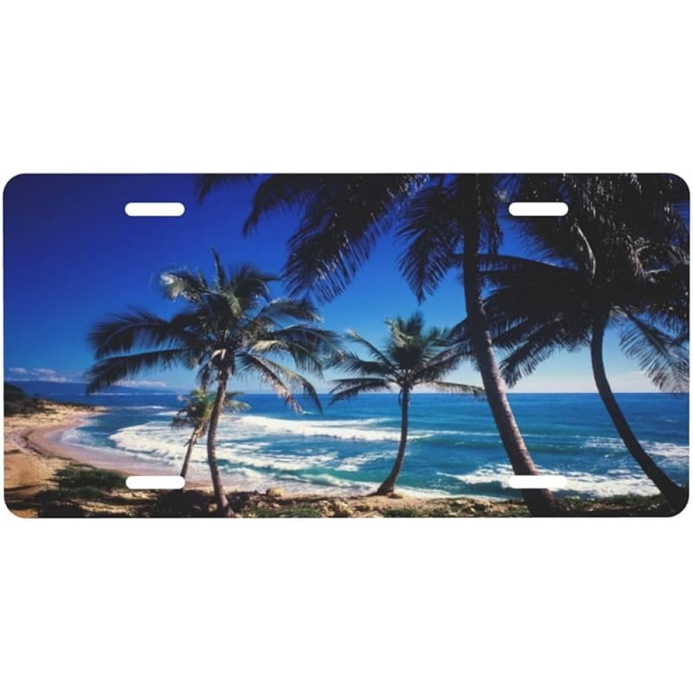License Plate Nature Mountains Decorative Car Front License Plate ...