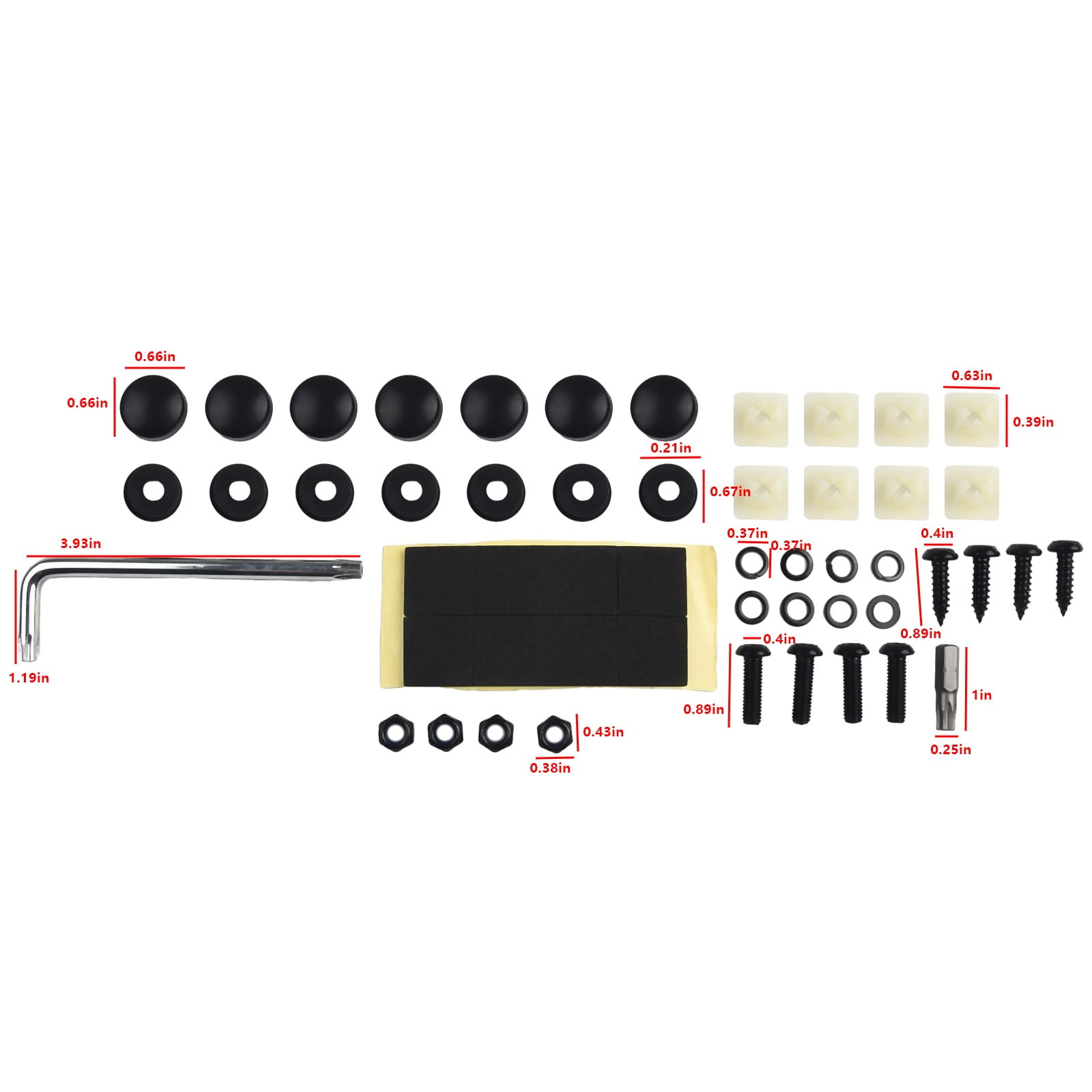 License Plate Screws Anti Theft Auto Security Accessories Stainless ...