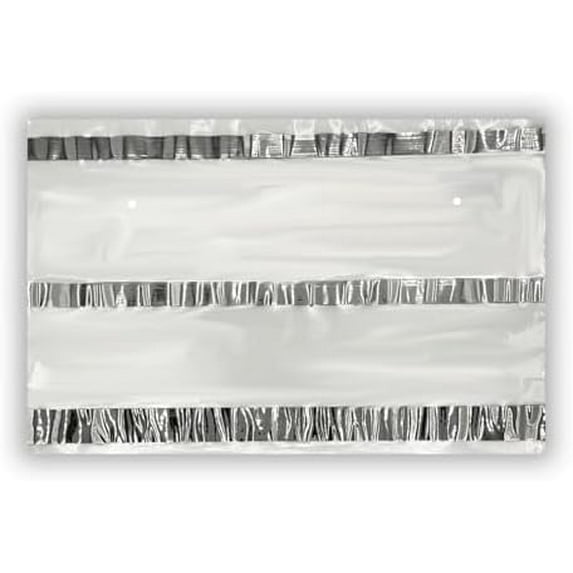 License Plate Temporary Tag Bags - Premium Plastic with Adhesive (100 ...