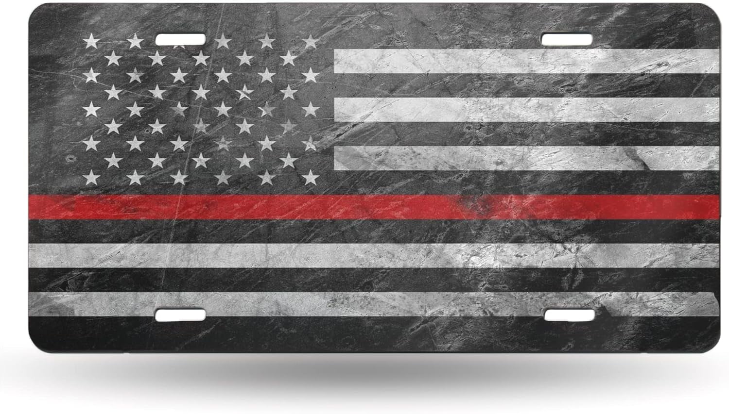 License Plate,Thin Red Line Firefighters Front License Plate for Women ...